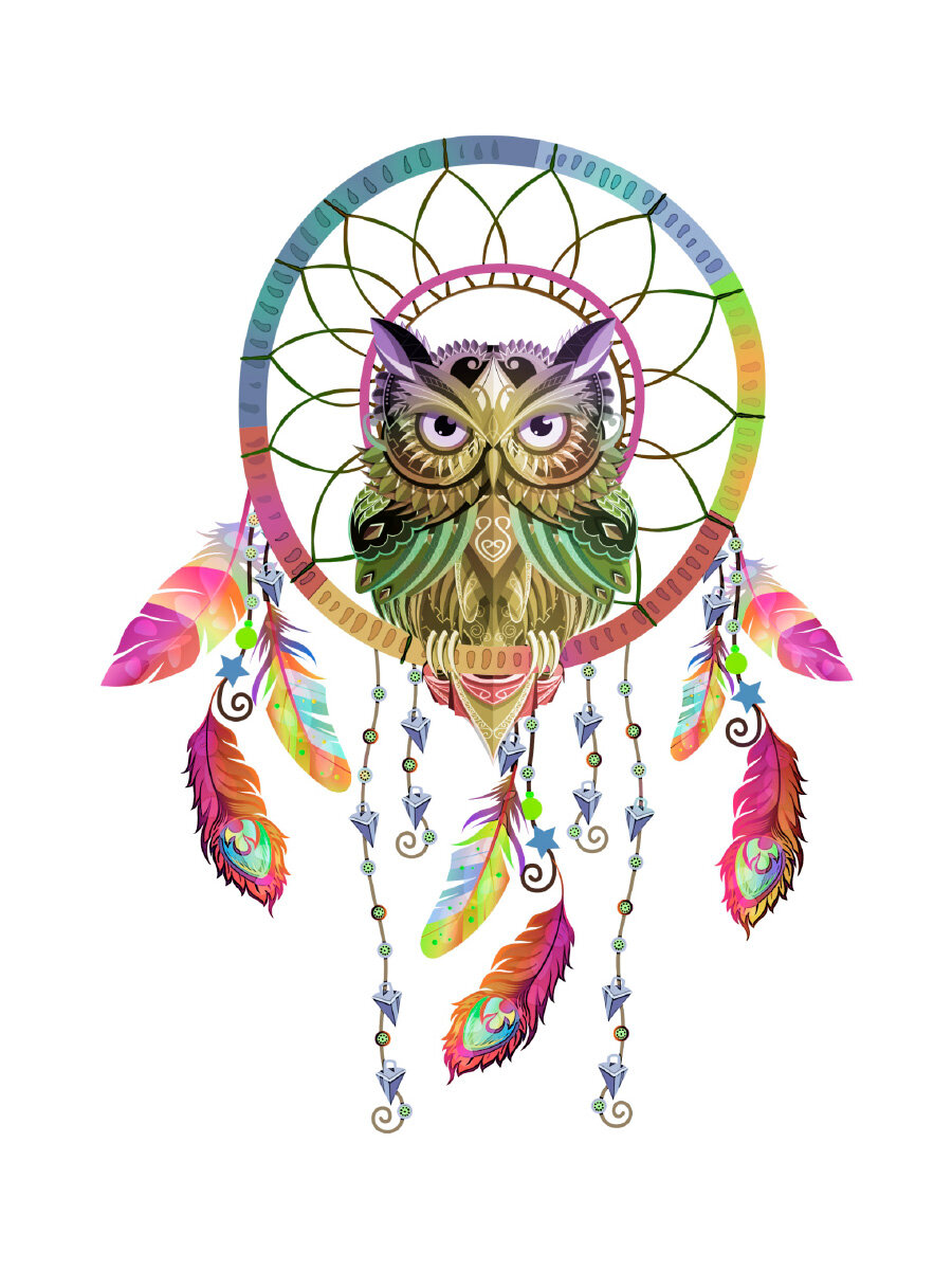 Термонаклейка на одежду "Ловец снов"