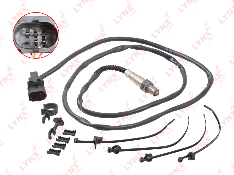 Датчик кислорода LYNXauto DM-2011. Для: VW Фольксваген 2.0-4.2 Bora(Бора) 00-05 / Golf(Гольф) IV 98-05 / New Beetle 2.3 00-10 / Passat(Пассат) 00-05 /