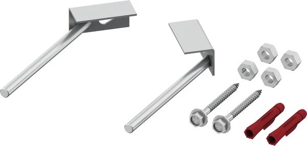 Крепление модуля на устоичивои стене в углу Tece TECEprofil 9380301