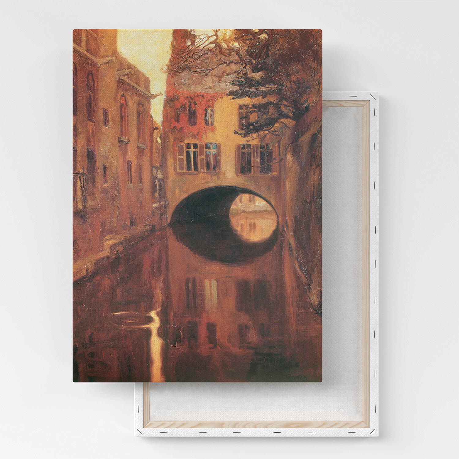 Картина на холсте, репродукция / Диего Ривера - The House on the Bridge / Размер 30 x 40 см