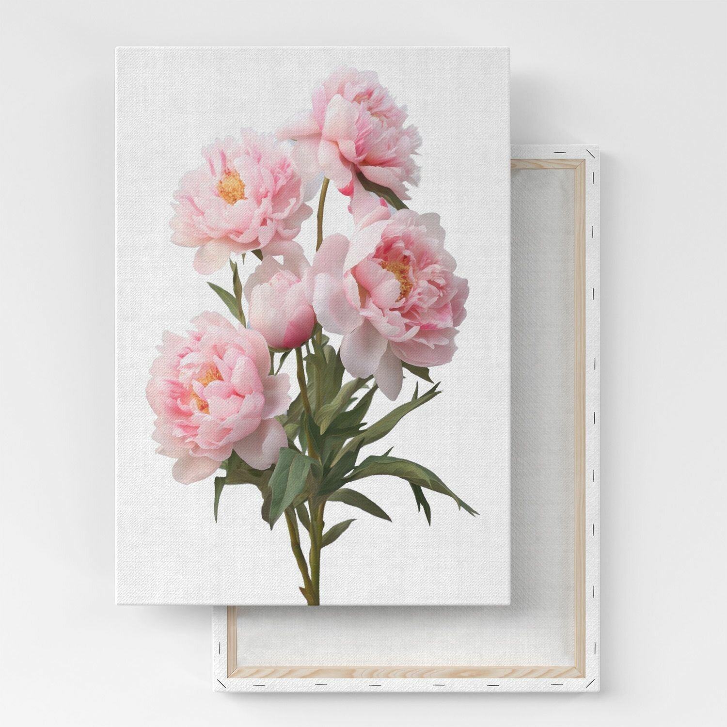 Картина на холсте, репродукция / Neural Art - Цветы / Размер 40 x 53 см