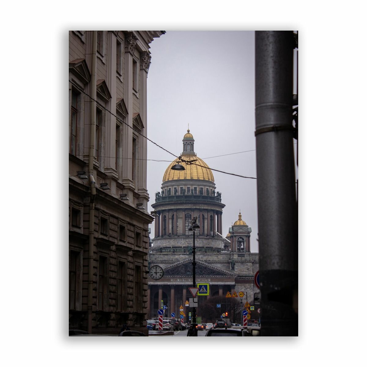 Постер, плакат на бумаге / Улицы Санкт-Петербурга / Размер 40 x 53 см