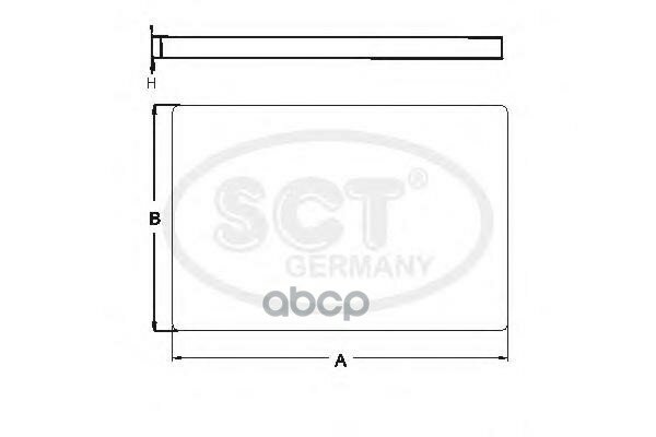Салонный фильтр FORD TRANSIT 2000 2.0/2.4 DI 00-06 SCT арт. sa1290