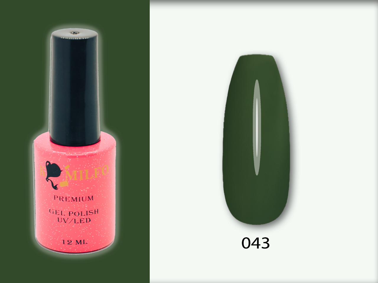 043 KOMILFO гель лак 12 мл.