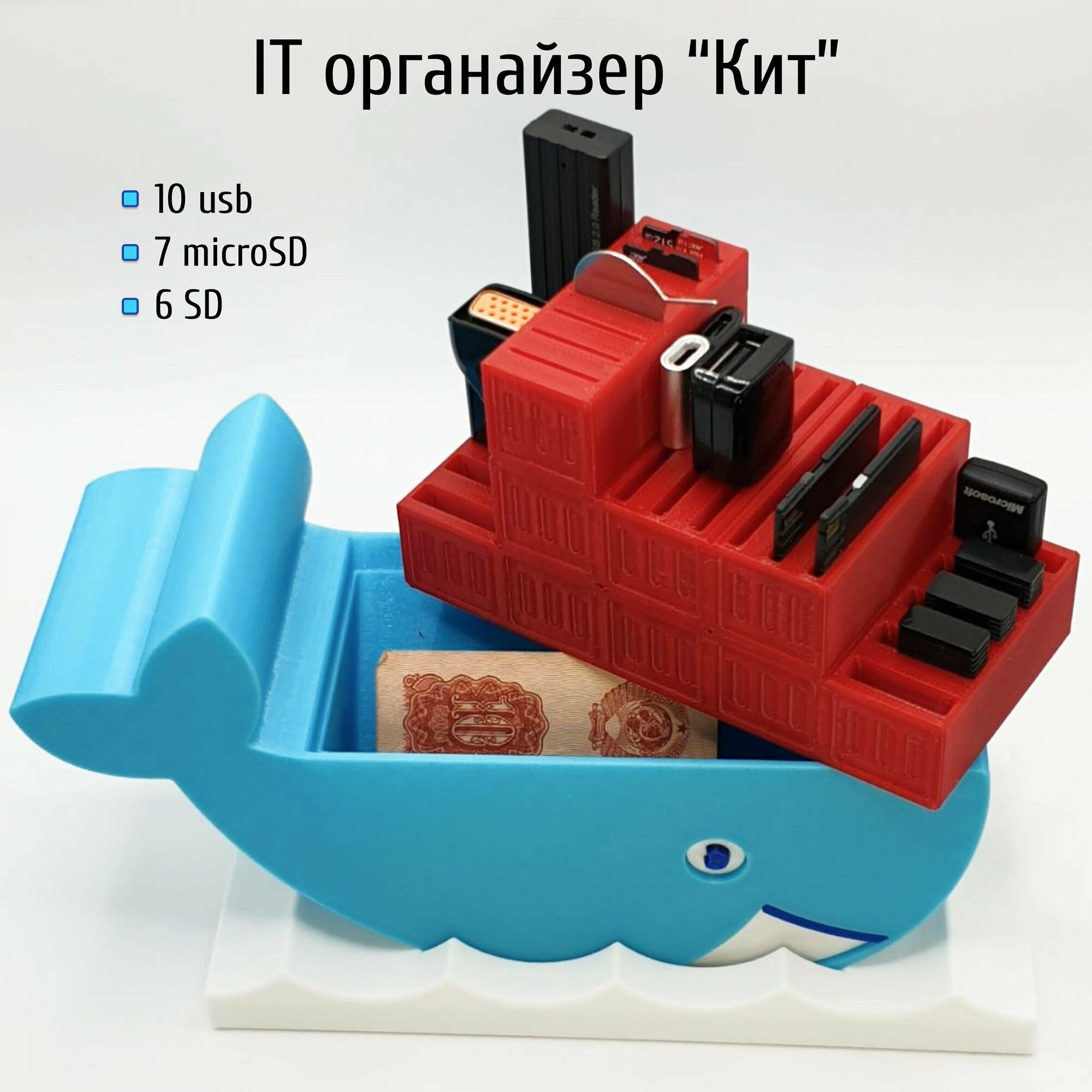 IT органайзер для USB, SD и MicroSD-карт