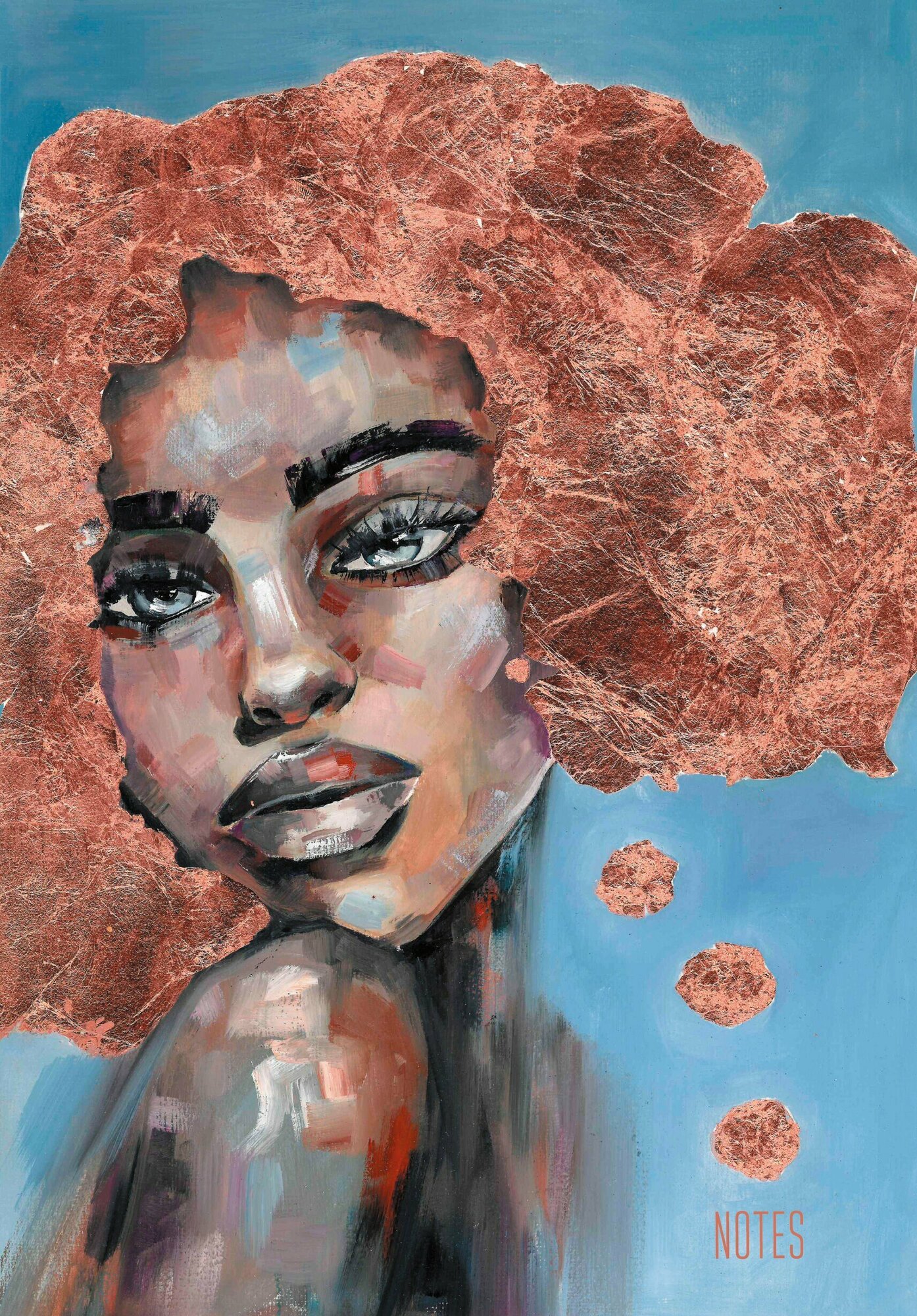 Книга для записей Girl power, А5, 100 листов, клетка, точка