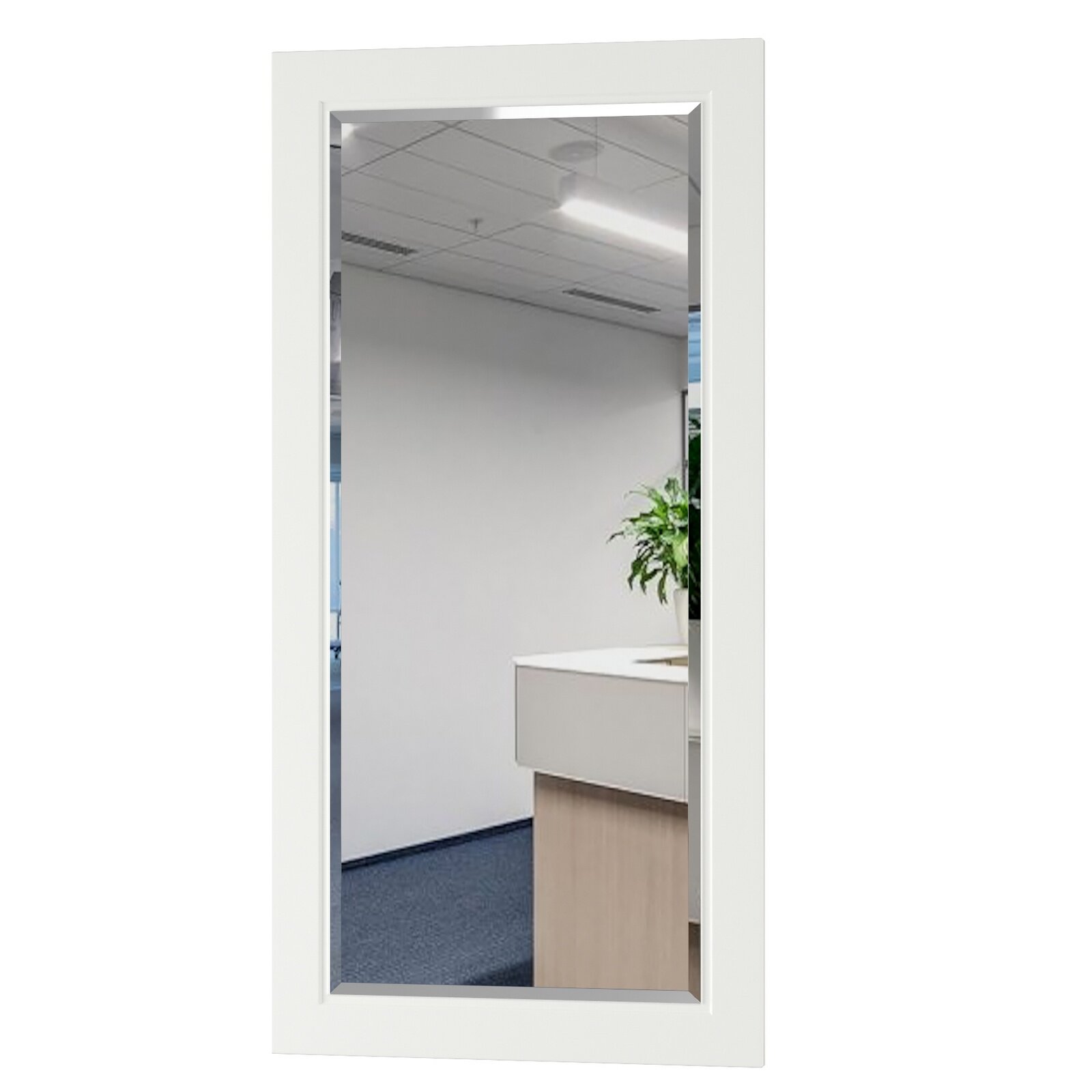 Зеркало Моби Остин 17.03 цвет белый шагрень