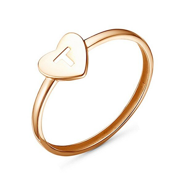 Кольцо, красное золото, 585 проба