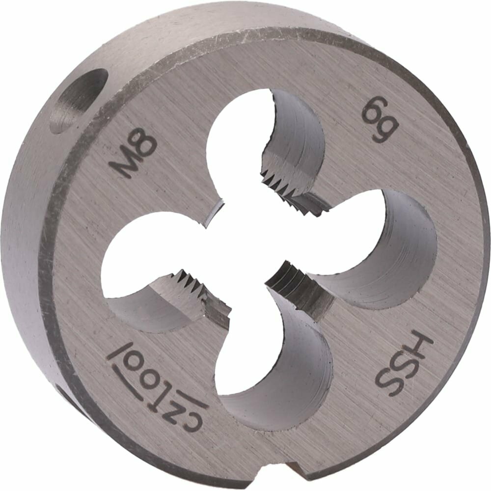 Плашка Bucovice Tools 240080, для метрической резьбы М8, HSS, 25x9 мм