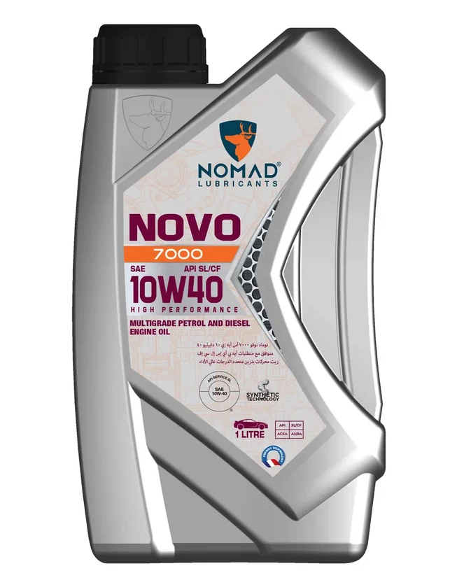 Масло моторное NOVO 7000 10W-40 (1 л.) API SL/CF, ACEA A3/B4 SL/CF A3/B4 1л NOMAD 32398