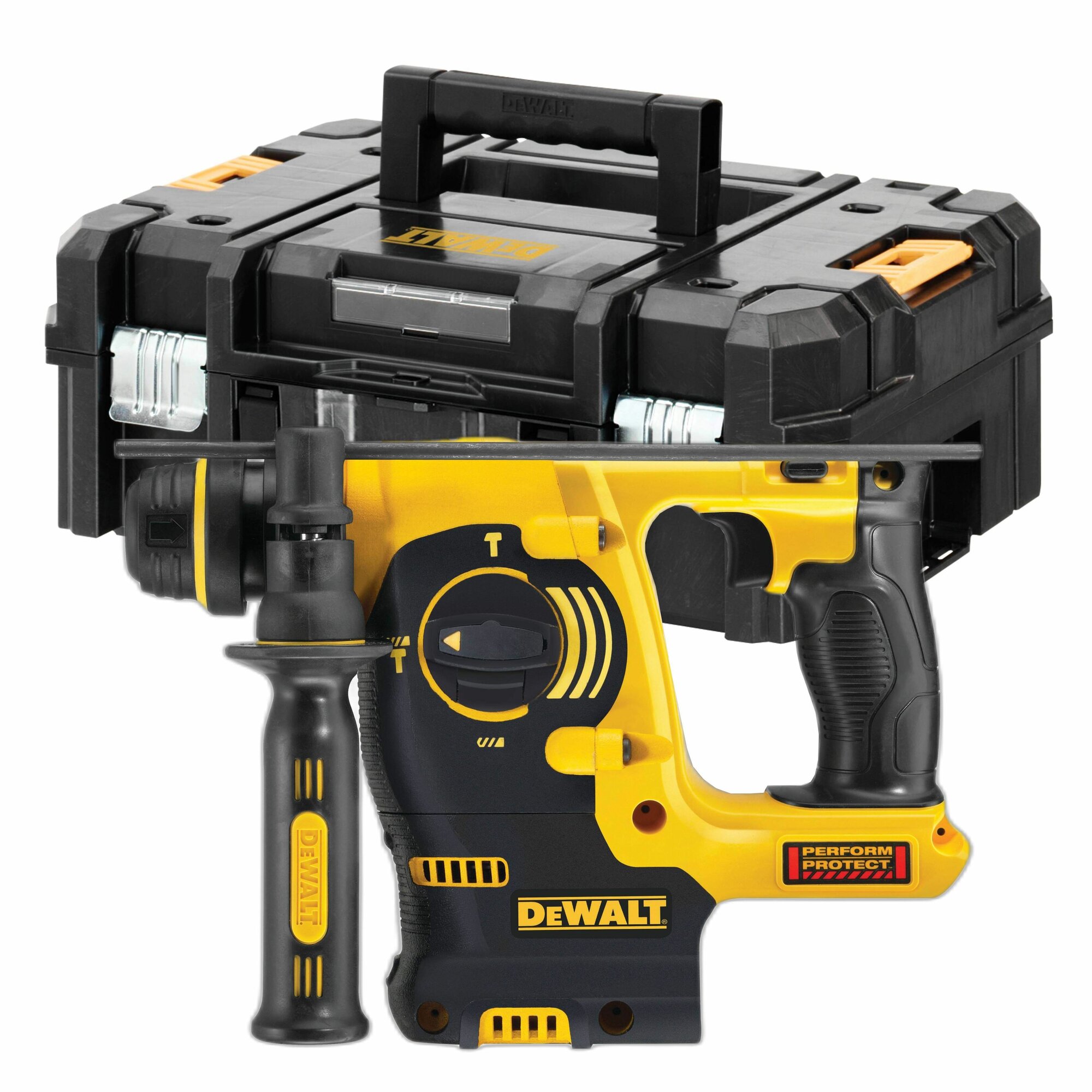 Аккумуляторный перфоратор DEWALT, 18 В, 2.1 Дж, 4500 уд/мин, 1200 об/мин, без АКБ и ЗУ, в кейсе TSTAK, DCH253NT