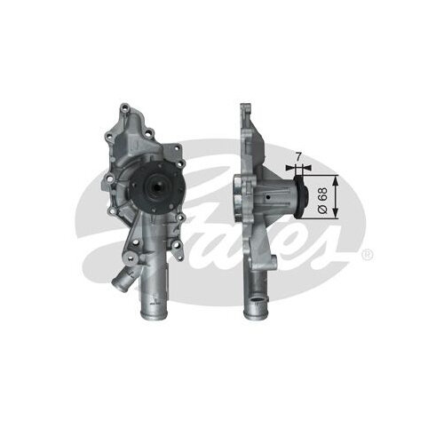 Насос водяной помпа для автомобиля Mercedes Benz, GATES WP0122 (1 шт.)