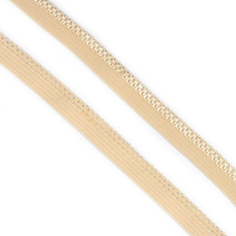 Резинка ажурная бельевая шир.10мм цв.180 кремовый упак.10 м