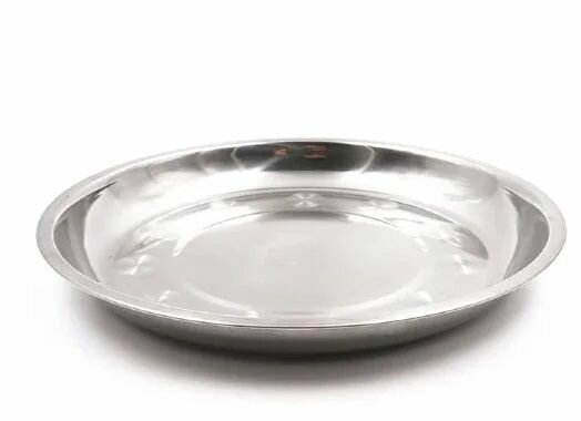 Тарелка плоская 17 см из нержавеющей стали