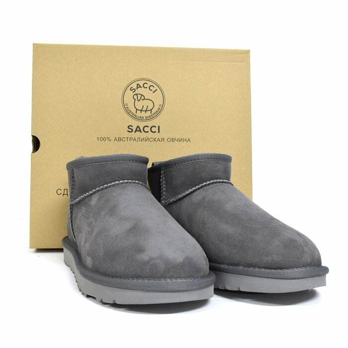 Угги Натуральные Угги Classic Ultra Mini Grey