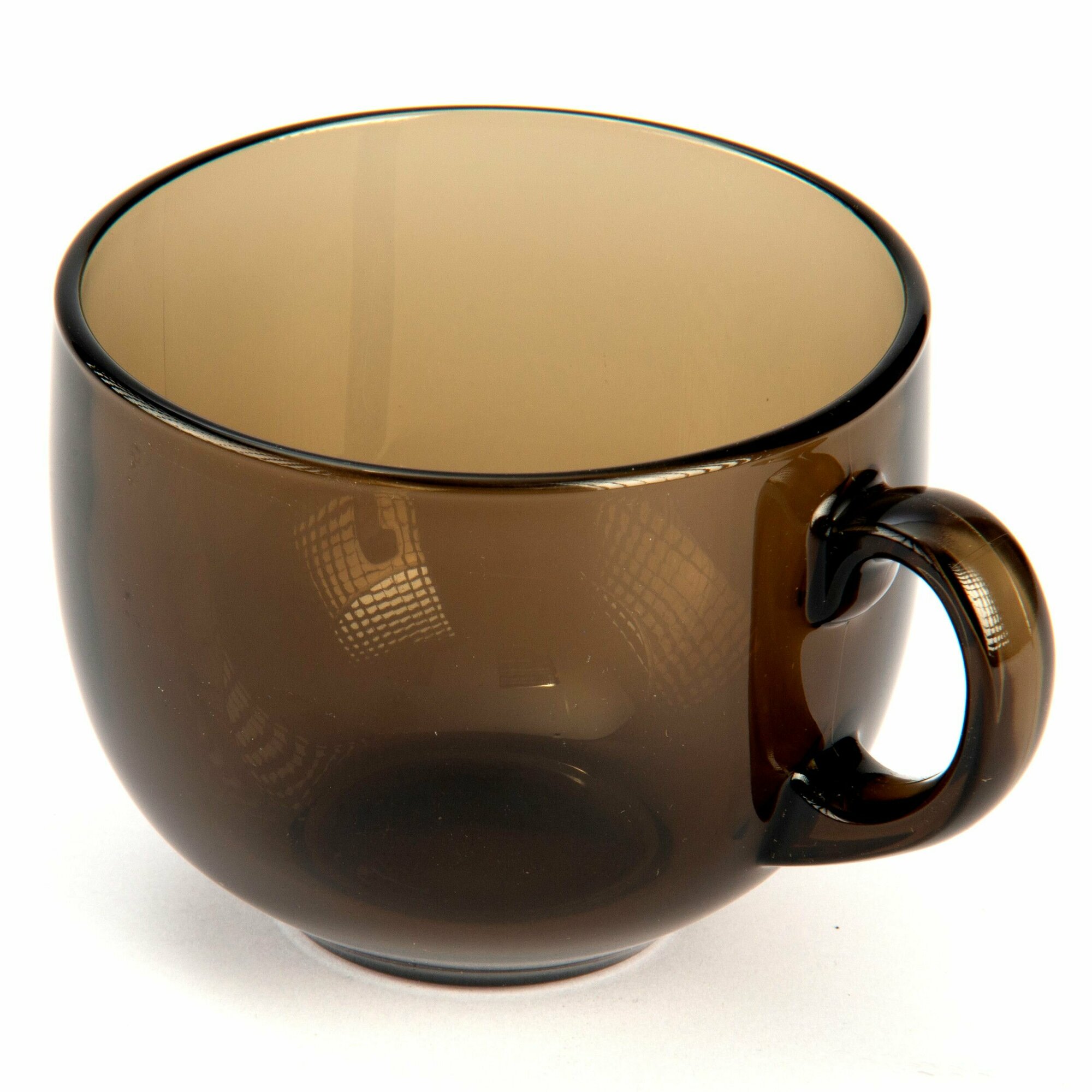 Бульонница стеклянная дымчатая 500 мл Джамбо