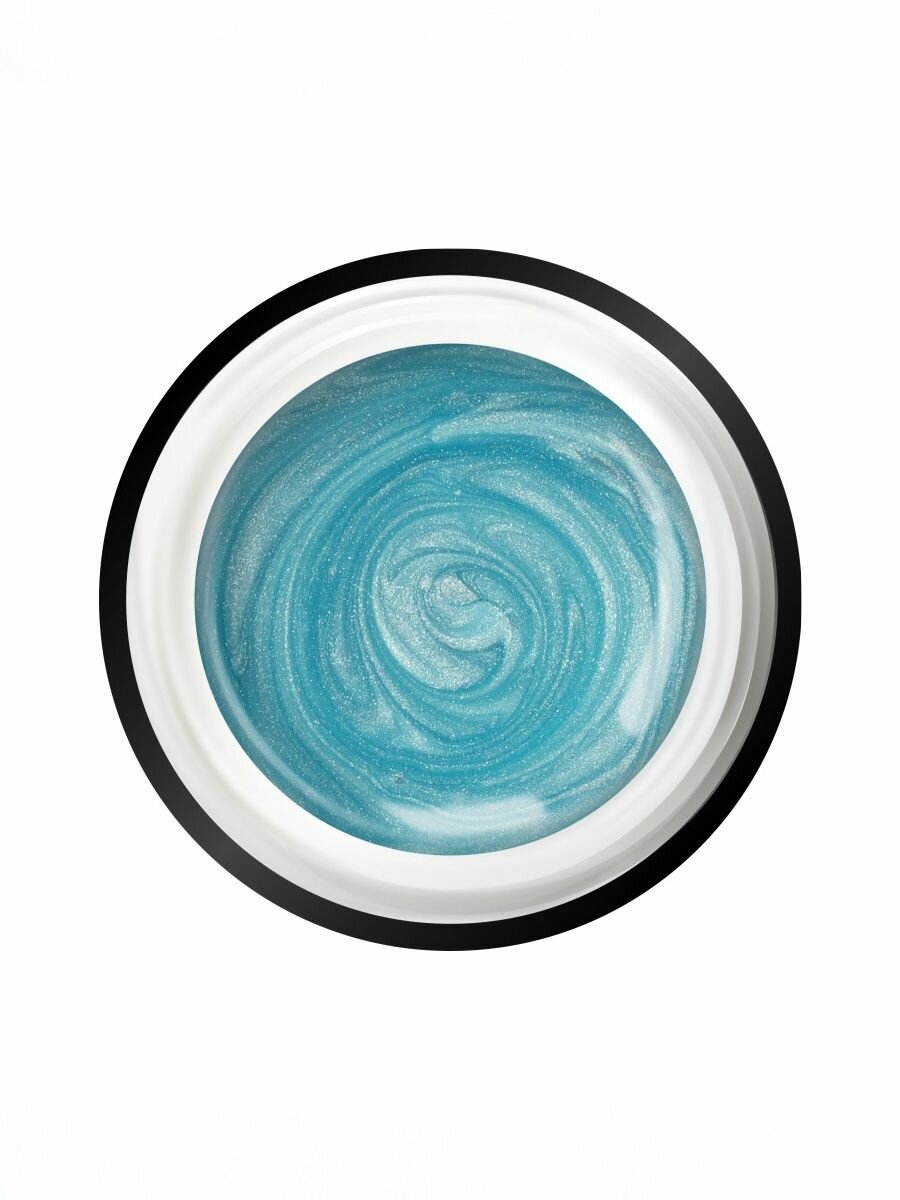 Nail Club Гель-краска с шиммером и с липким слоем GO-108 Water Shine