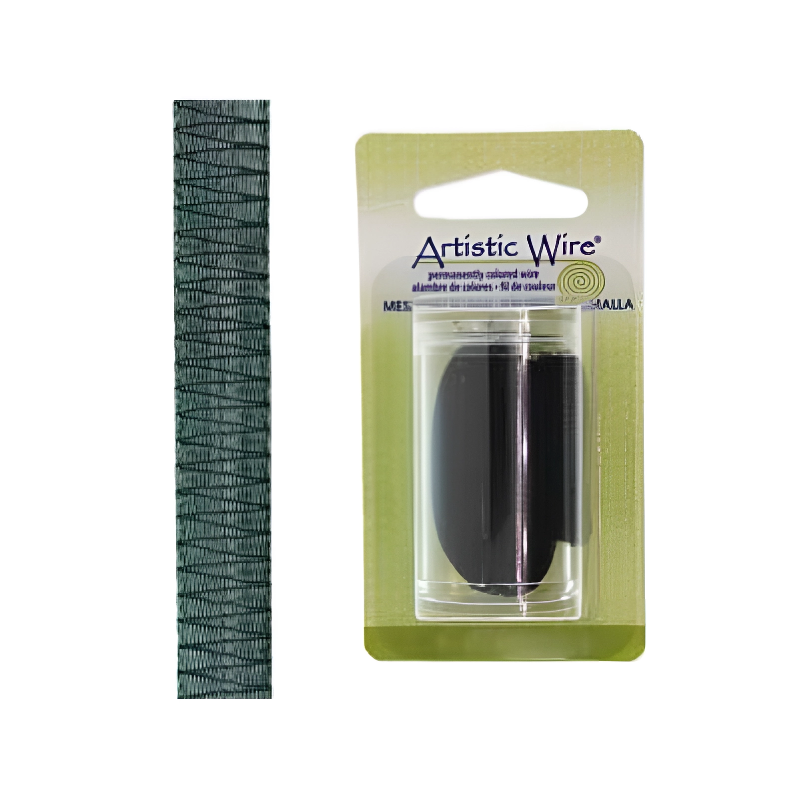 Металлическая ювелирная сетка, 10мм, Artistic Wire, цвет черный, 1 метр, в пластиковой баночке, 1 шт.