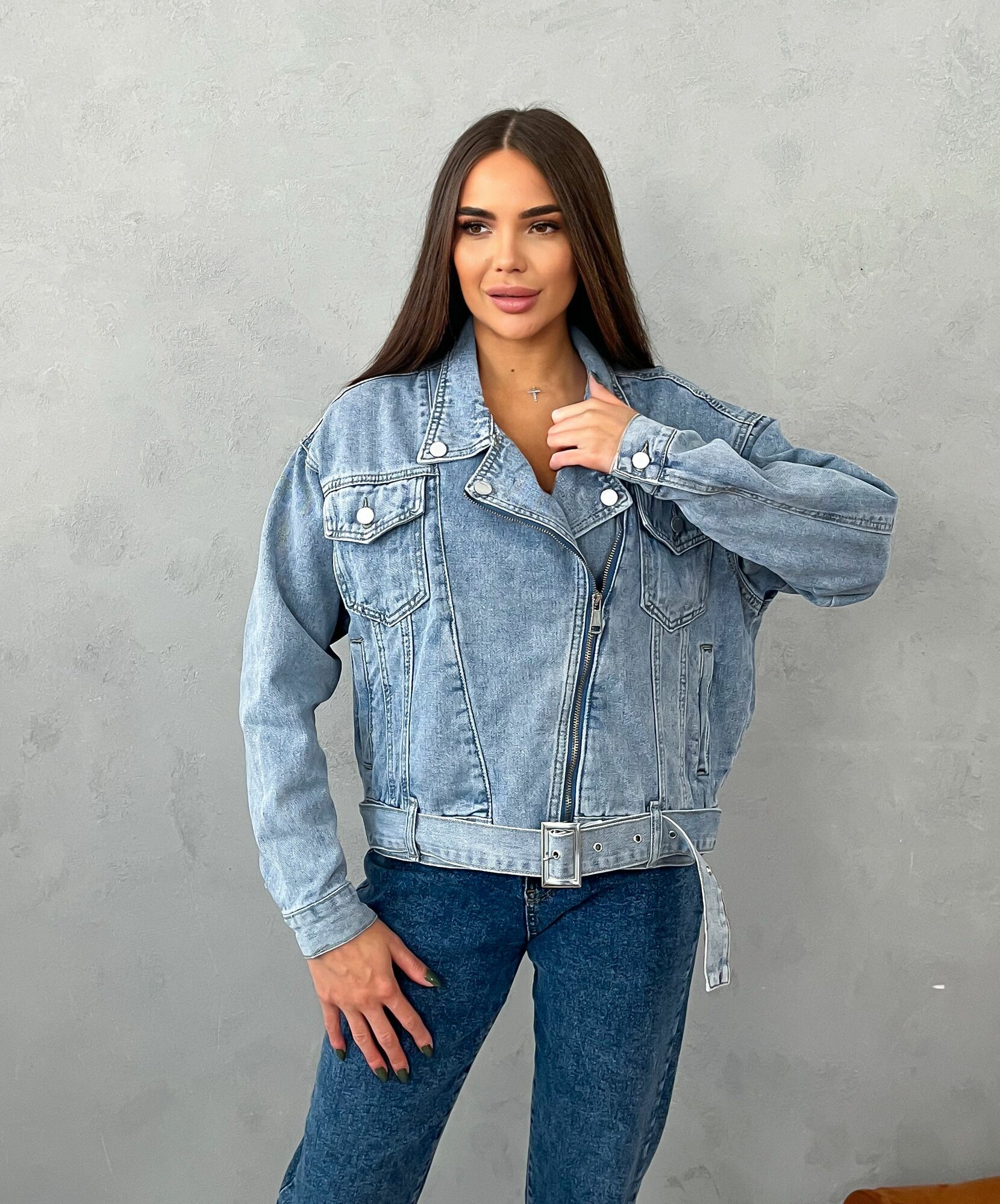 Куртка джинсовая  Весна-лето 2024