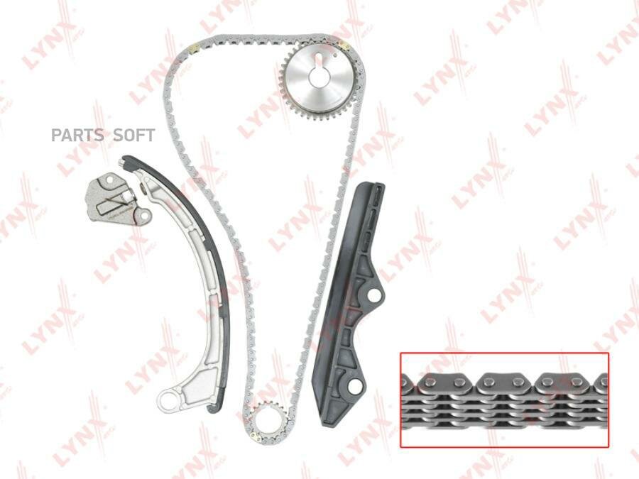 TK0028 LYNXAUTO Комплект цепи ГРМ