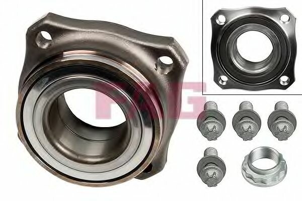 Комплект подшипника ступицы колеса зад лев FAG 713 6495 70
