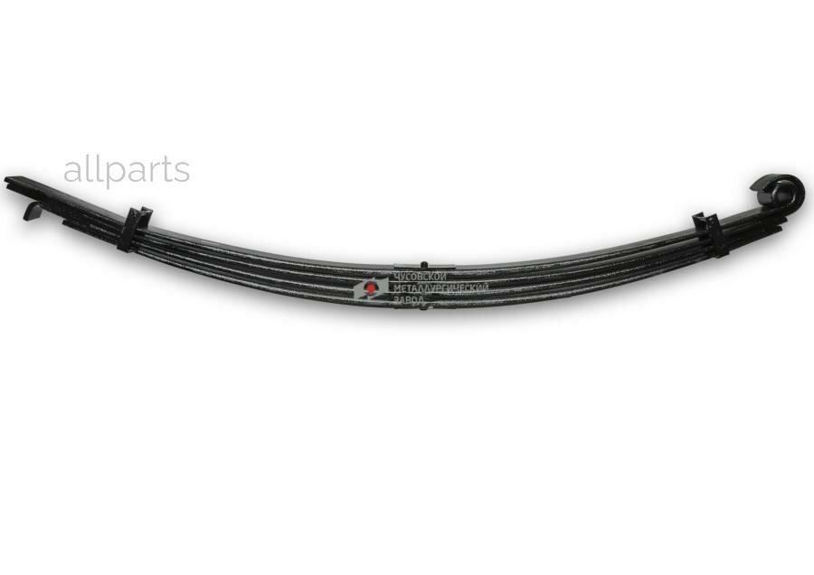 ЧМЗ 6312290201210 рессора передняя! 4 лист. н/о, витое ушко, L=1900мм, ан.6312-2902012-000\ МАЗ-6501/6312