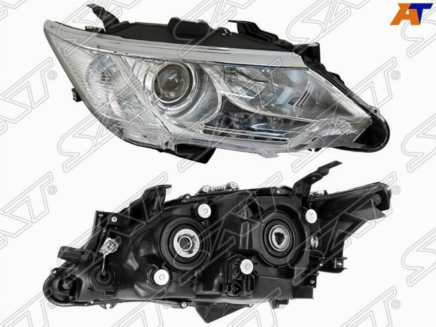 SAT ST-112-1142RMLD-EM Фара Toyota Camry (XV50) 14-17 (Справа/ Галоген/ ДХО/ С электрокорректором)