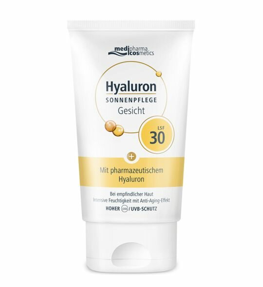 MEDIPHARMA COSMETICS Солнцезащитный крем для лица spf 30 Hyaluron Hyaluron Sonnenpflege Gesicht