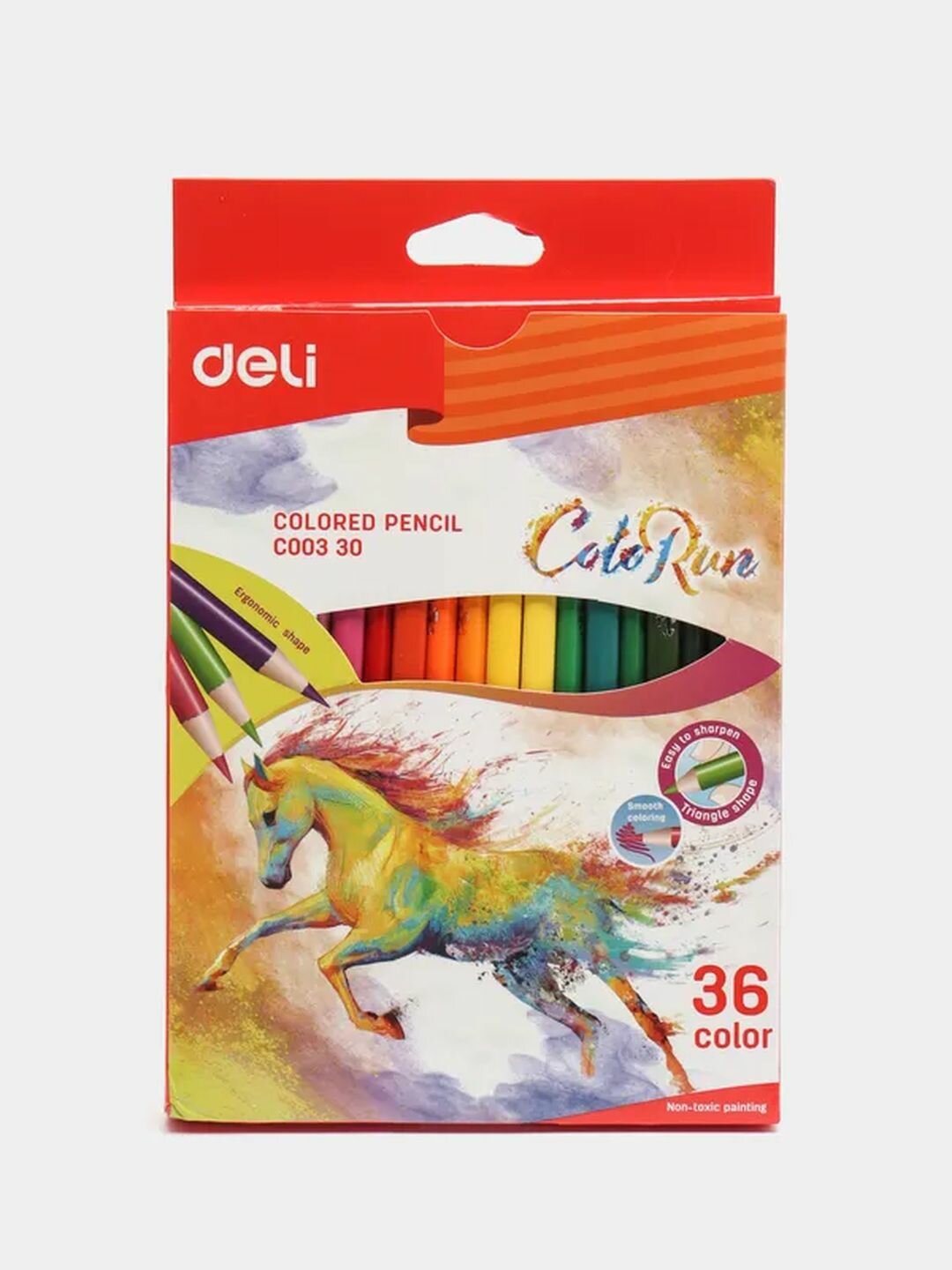 Deli Цветные карандаши ColoRun, 36 цветов (EC00330) разноцветный