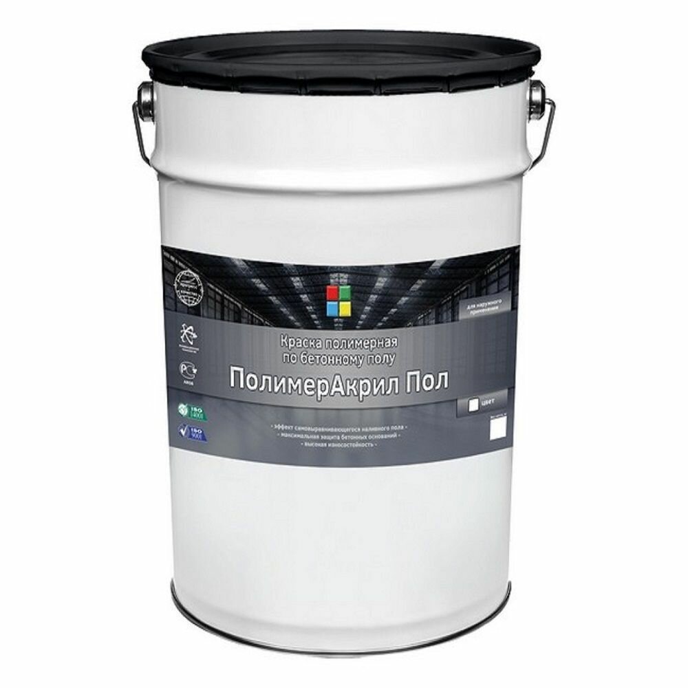 Краска ПолимерАкрил Пол цвет Фисташка
