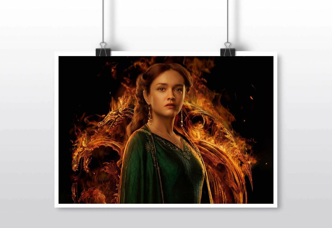 Плакат GOODbrelok А3 принт "Дом Дракона, House of the Dragon" - 0002