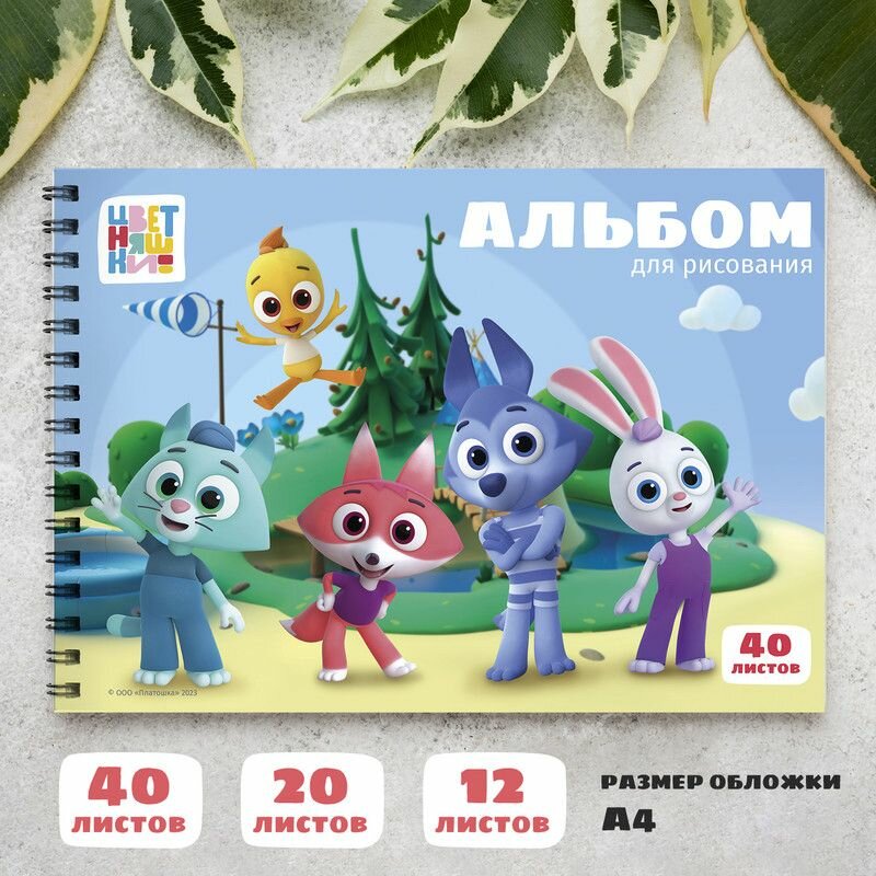 Альбом для рисования Цветняшки - 01