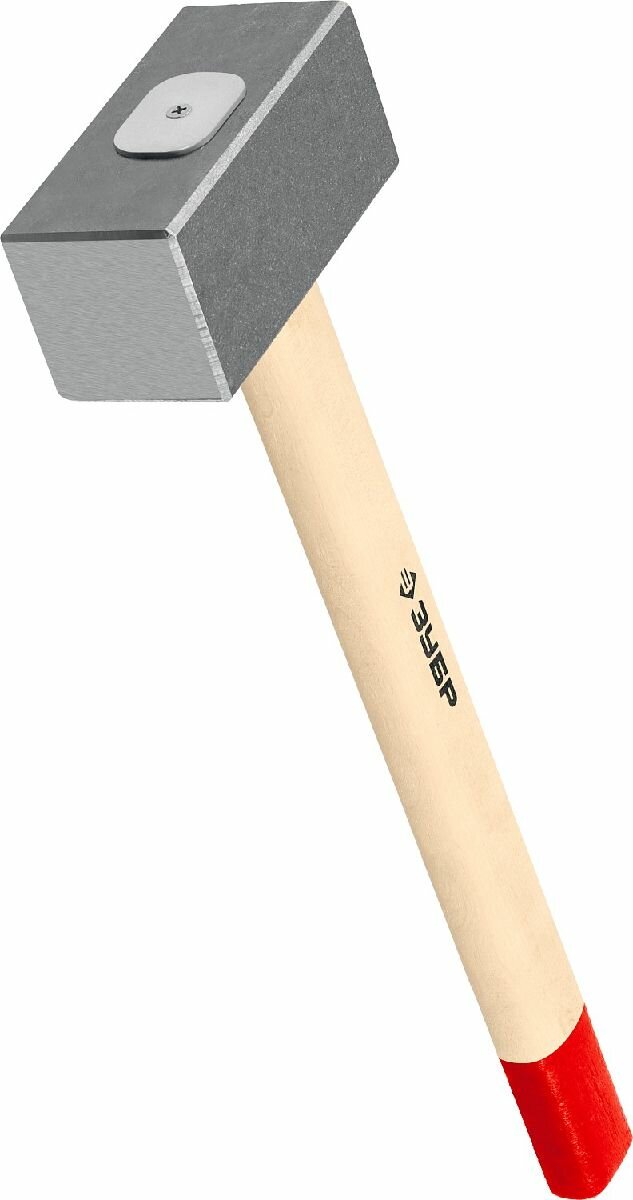 Кованая кувалда ЗУБР 5 кг деревянная рукоятка 600 мм инновационное крепление головы закалка по ГОСТ