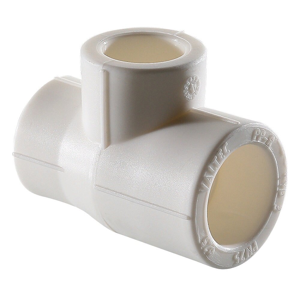 Полипропилен VALTEC тройник PPR переходной 25-20-20 мм. VTp.735.0.025020020