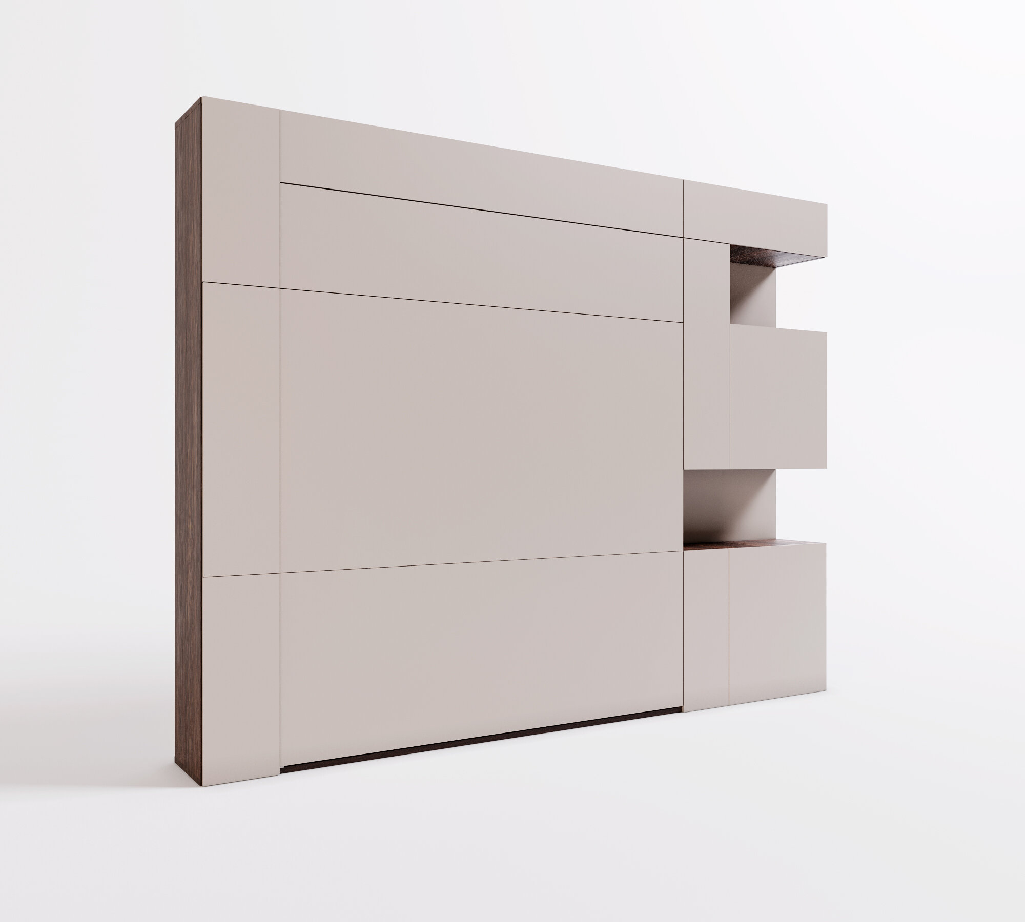 Шкаф кровать-трансформер Летто Максима 1800 исполнение 3/2 Космо