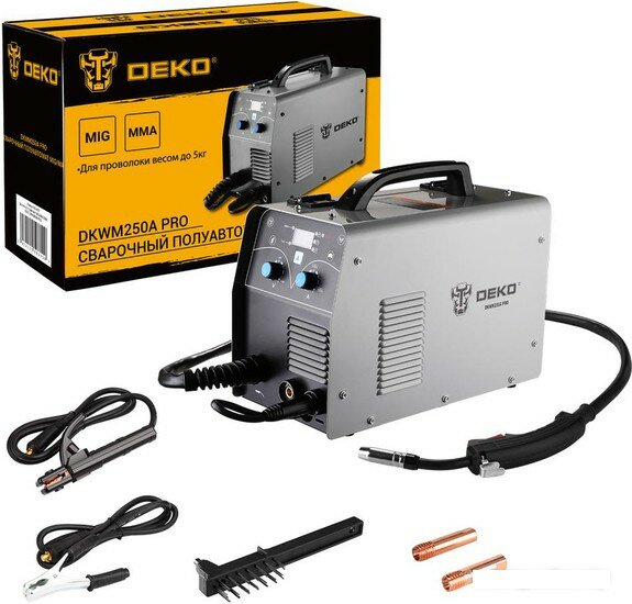 Сварочный инвертор Deko DKWM250A PRO (051-4687)
