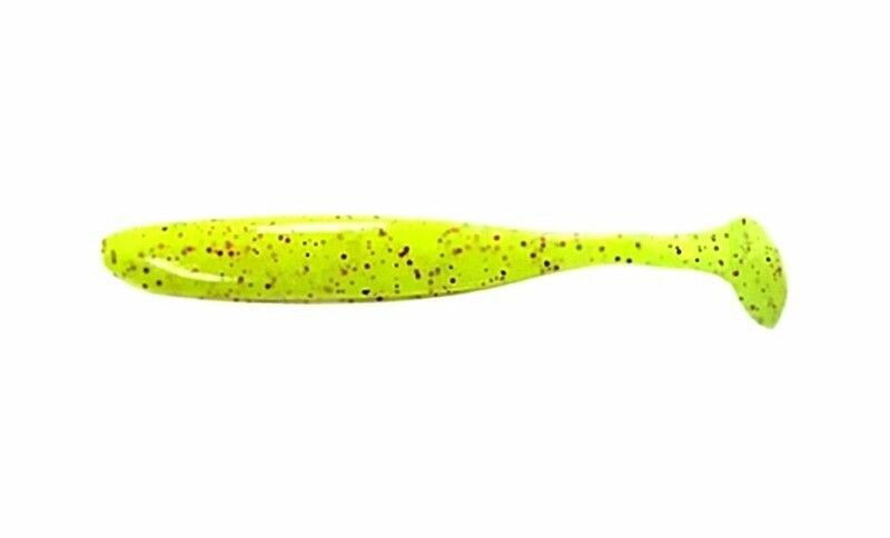 Силиконовая приманка Keitech Easy Shiner 4 PAL #01 Chartreuse Red Flake