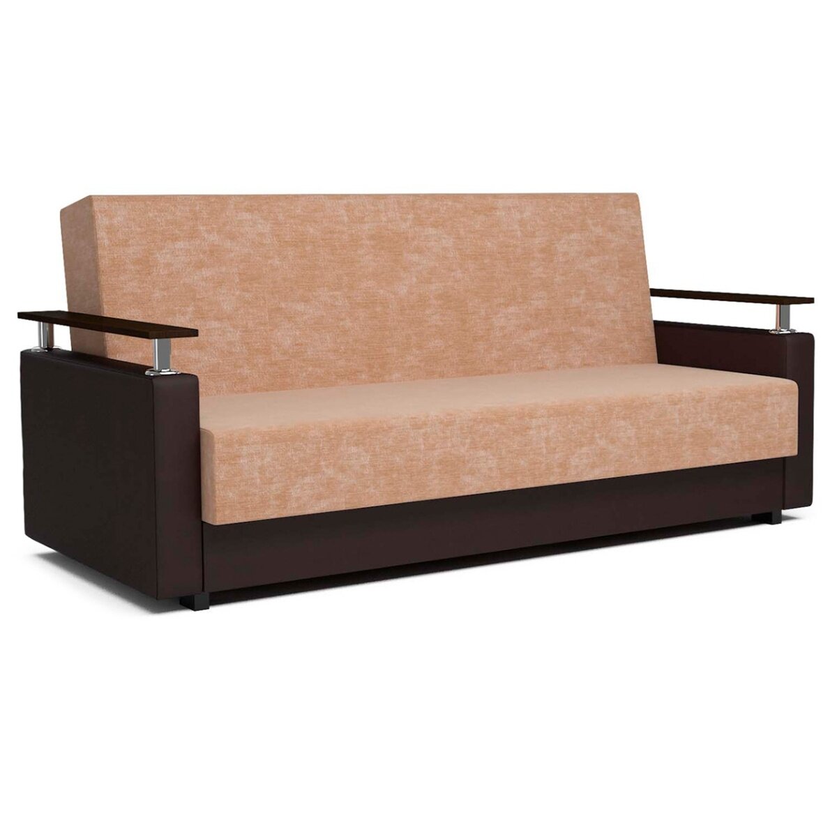 Диван Сток Диванов Лондон-2 Beige бежевый, механизм книжка, с ящиком для хранения