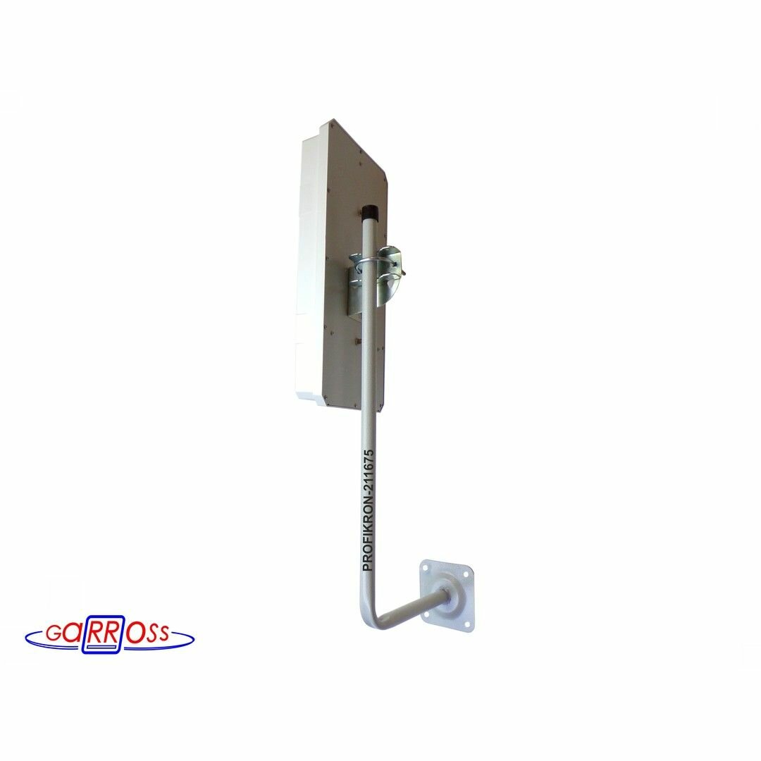 Кронштейн антенный"MAIMA-211675" высота 0,6 метра, вылет 0,25 метра, цвет серый, диаметр 22мм, основание 11х11см