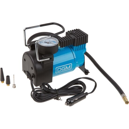 Автомобильный компрессор Dgm AC-0913 (12 В, 130 Вт, 35 л/мин, 10 бар (манометр 7 бар), сумка)