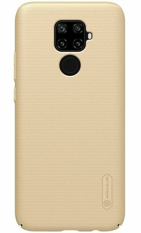 Накладка пластиковая Nillkin Frosted Shield для Huawei Mate 30 Lite / Huawei Nova 5i Pro золотой