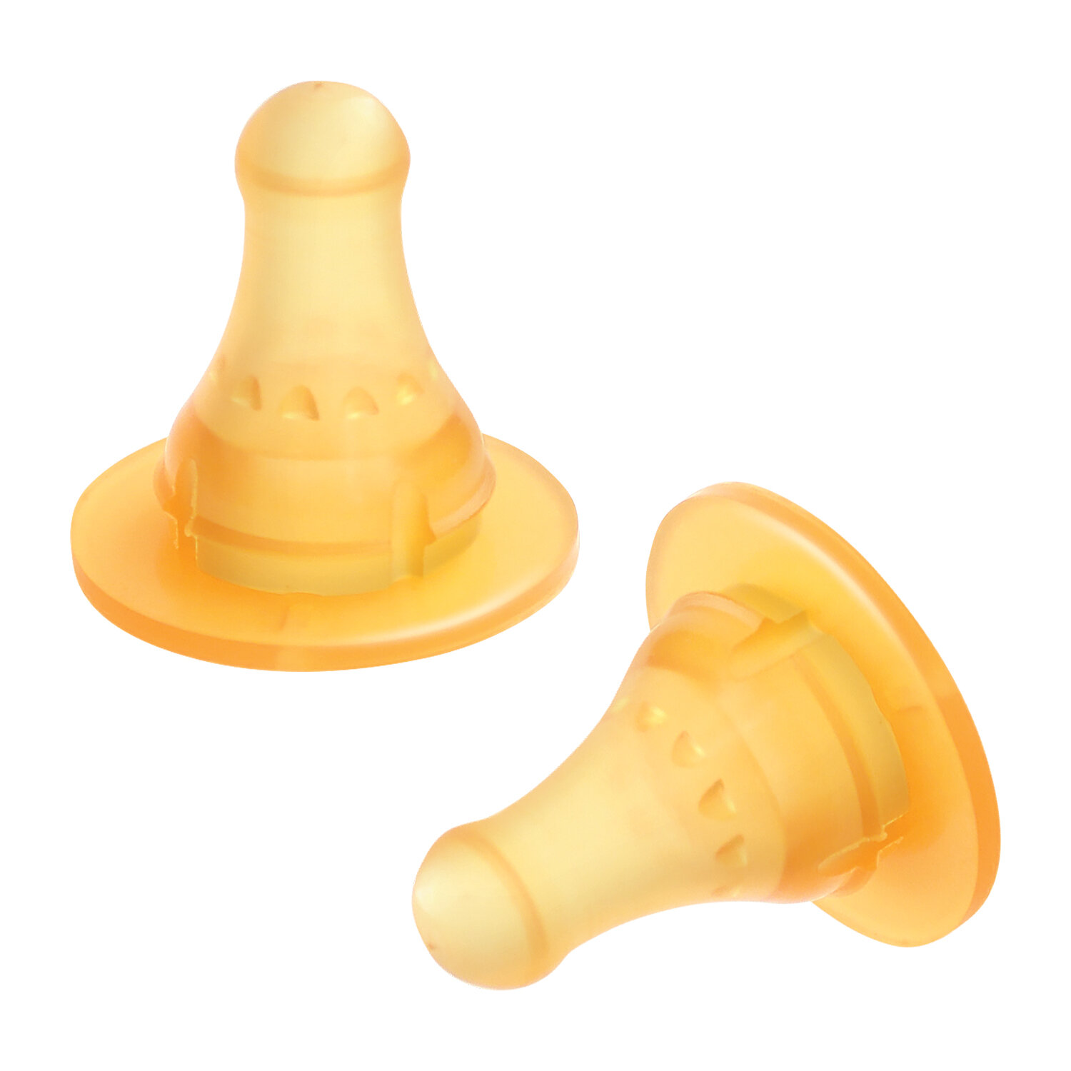 Набор латексных сосок Lubby, медленный поток, от 0 месяцев, 2 шт