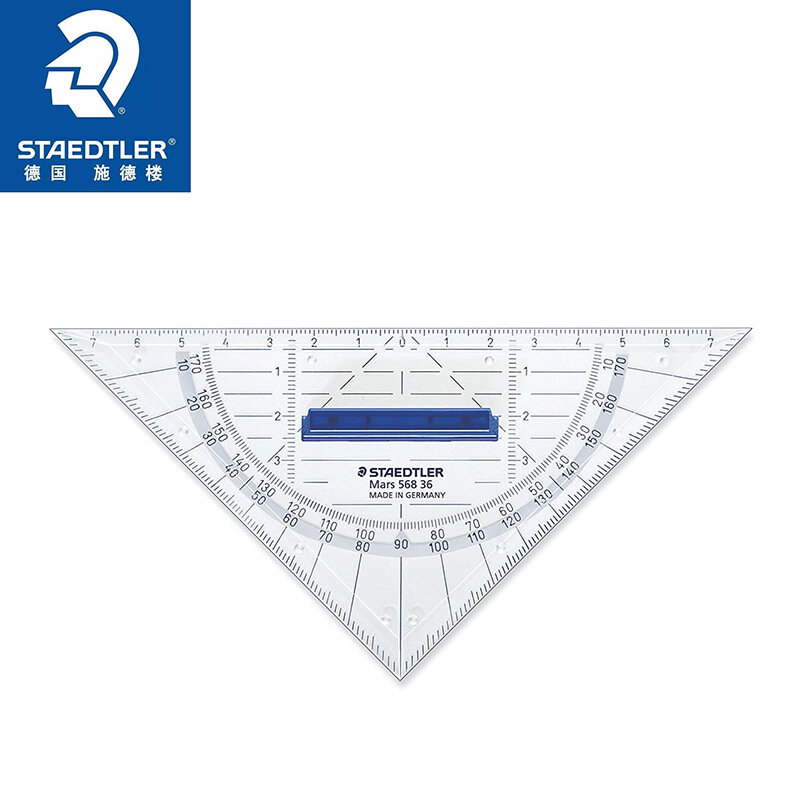 Линейка геометрическая Staedtler Staedtler 568, равнобедренный треугольник, 16 см