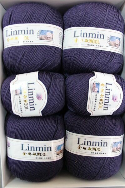 Пряжа Linmin Norka 6 мотков (4 х 100 гр; 2 х 50 гр) 2219