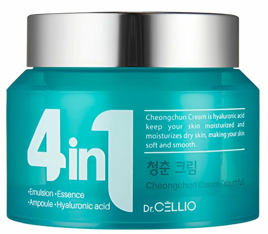 Крем для лица с гиалуроновой кислотой Dr.CELLIO, G50 4 в 1 Cheongchun Cream, 70 мл
