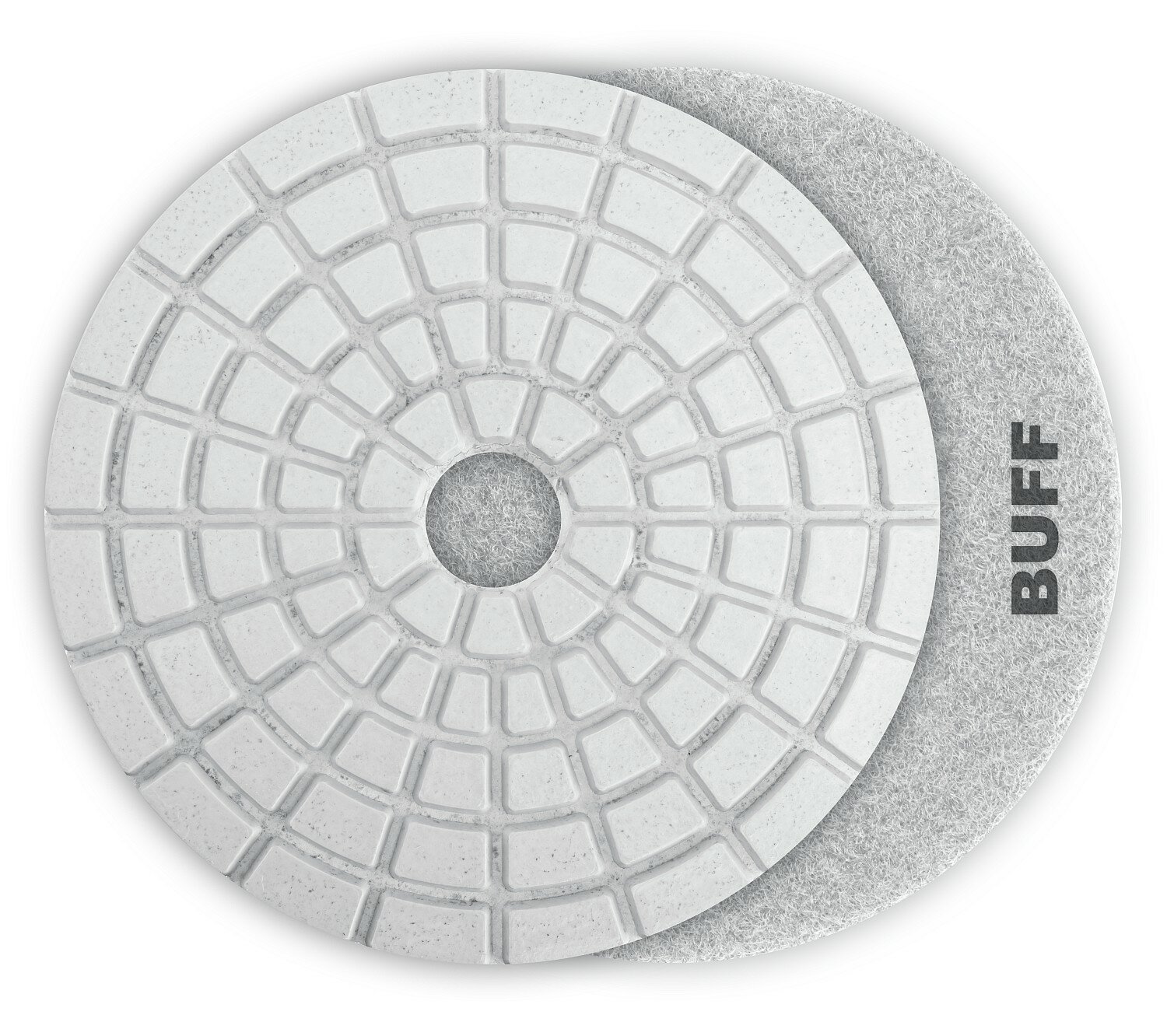 ЗУБР 125 мм, BUFF, мокрое шлифование, алмазный гибкий шлифовальный круг АГШК, Профессионал (29867-10000)