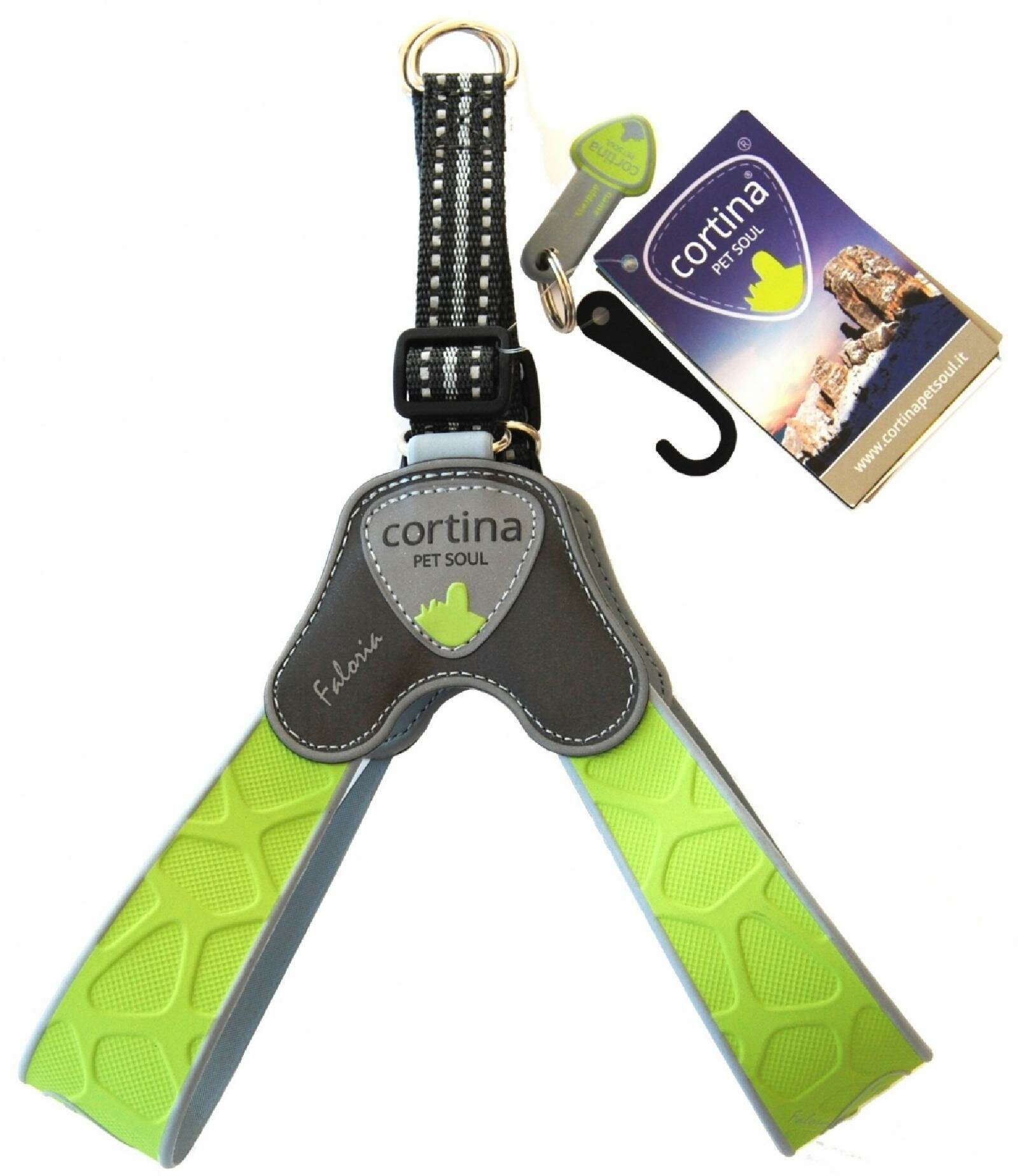 Cortina Суперпрочная шлейка для собак FALORIA, размер 5, зеленый (Италия)