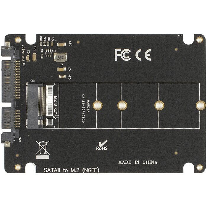 Exegate Переходник M.2->SATA ExeGate EXE-527 (oem)