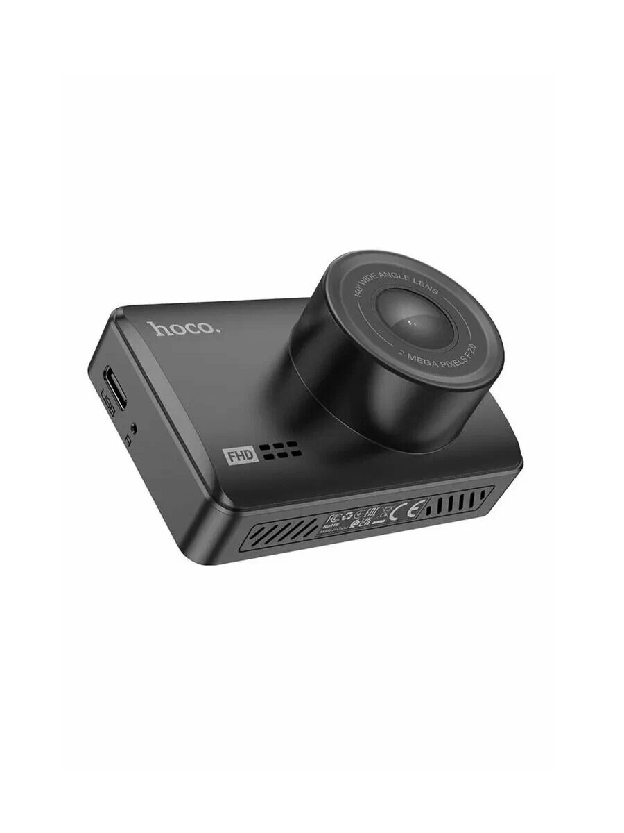 Автомобильный регистратор Hoco DV3 1080P/30FPS черный, 1080p