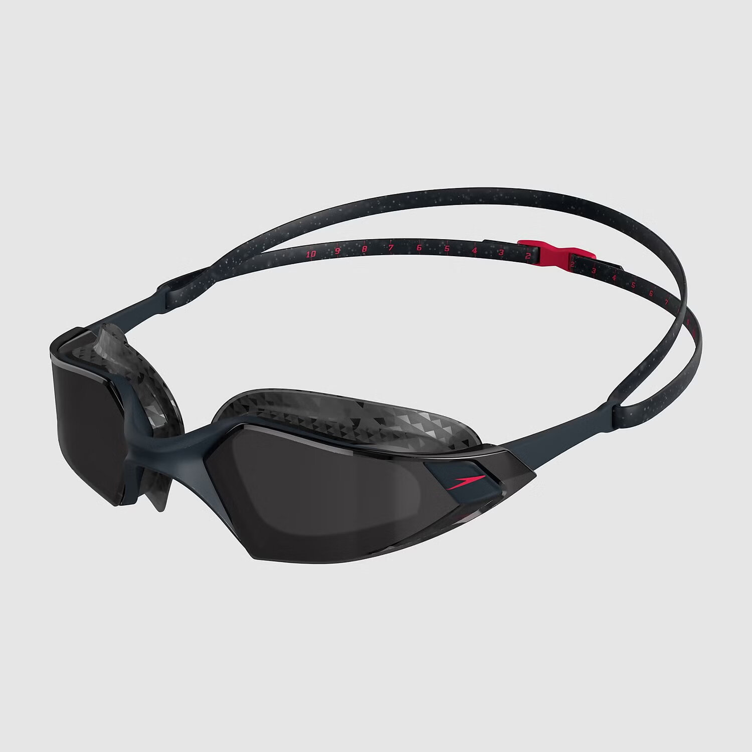 Speedo Очки для плавания Speedo Aquapulse Pro темные, серый/красный/серый